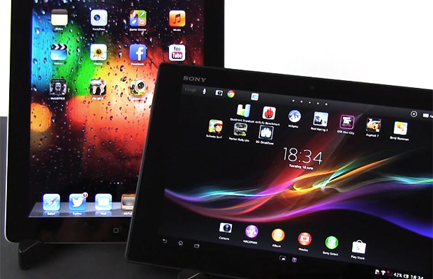 Sony Xperia Tablet Z vs Apple iPad (Retina) comparison - TLBHD.com
